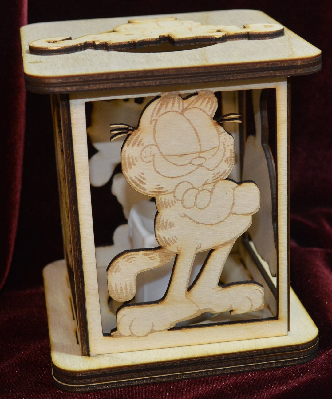 Garfield Tea Lite Candle Included - Etsy