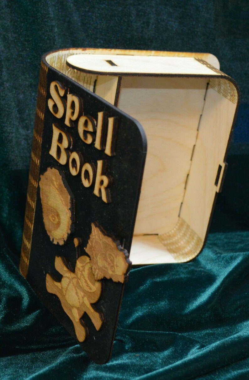 Spell Book Box With Ouija Board and Hand - Etsy