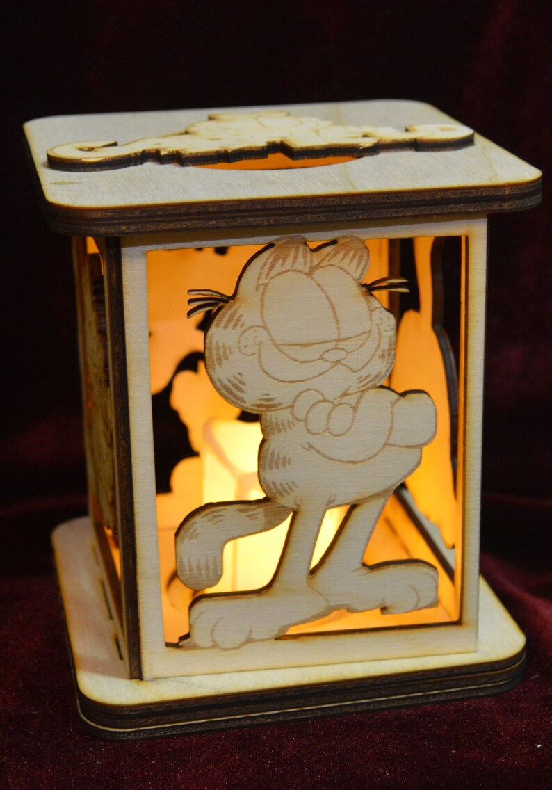 Garfield Tea Lite Candle Included - Etsy