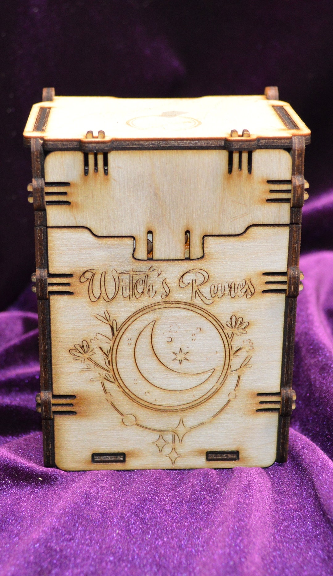 Wooden Witch Ruins Cards With Box - Etsy