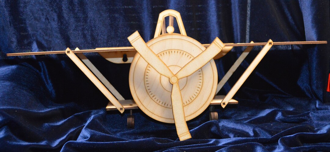 Wooden Airplane Shelf With Hangers - Etsy