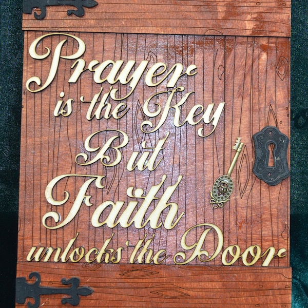 Jesus is the Key to Heaven but Faith Unlocks the Door Svg - Etsy