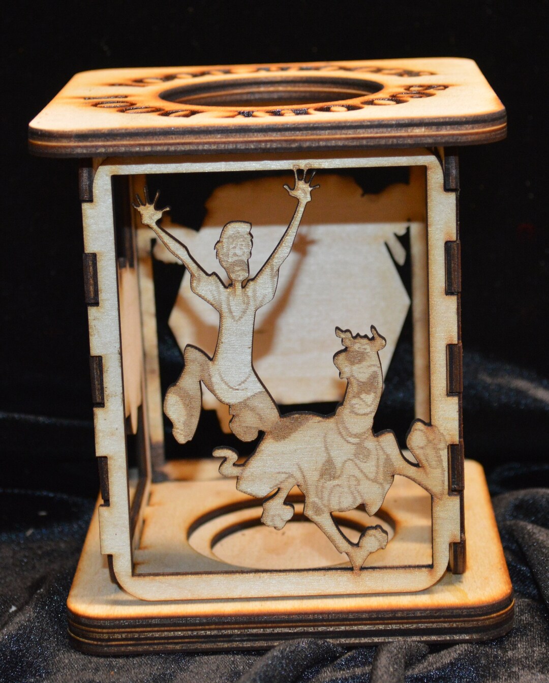 Wooden Scooby Doo Tea Lite With Candle - Etsy