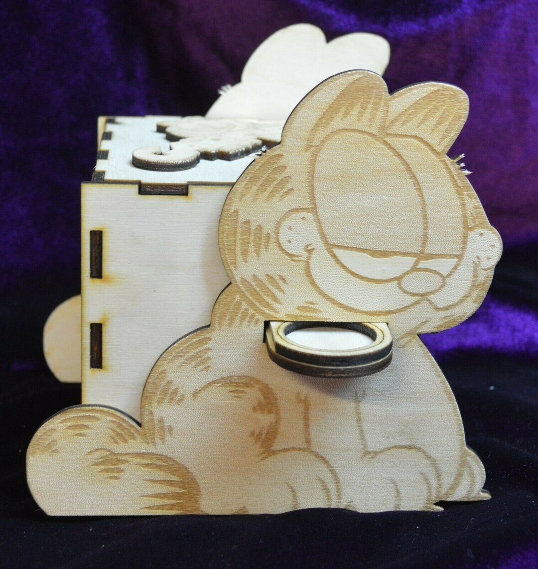 Garfield Bank All Wood - Etsy
