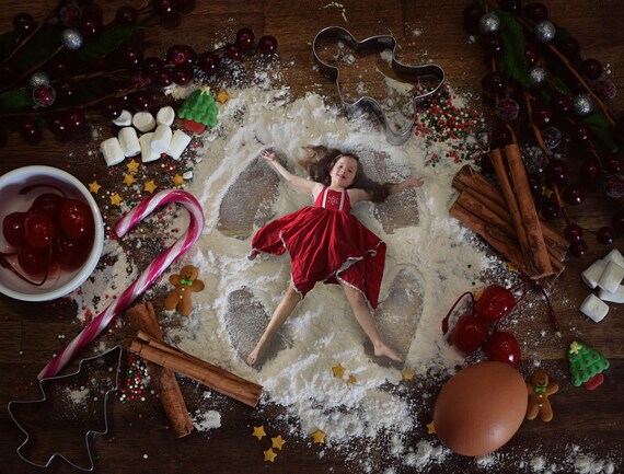 Christmas Cookie Digital Backdrop for composite photography Cookie ...