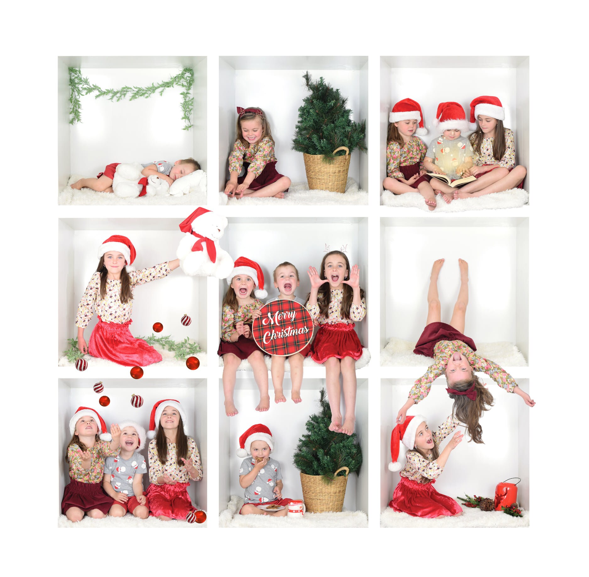 Digital Drawing & Illustration box photography CHRISTMAS 9 CUBE ...