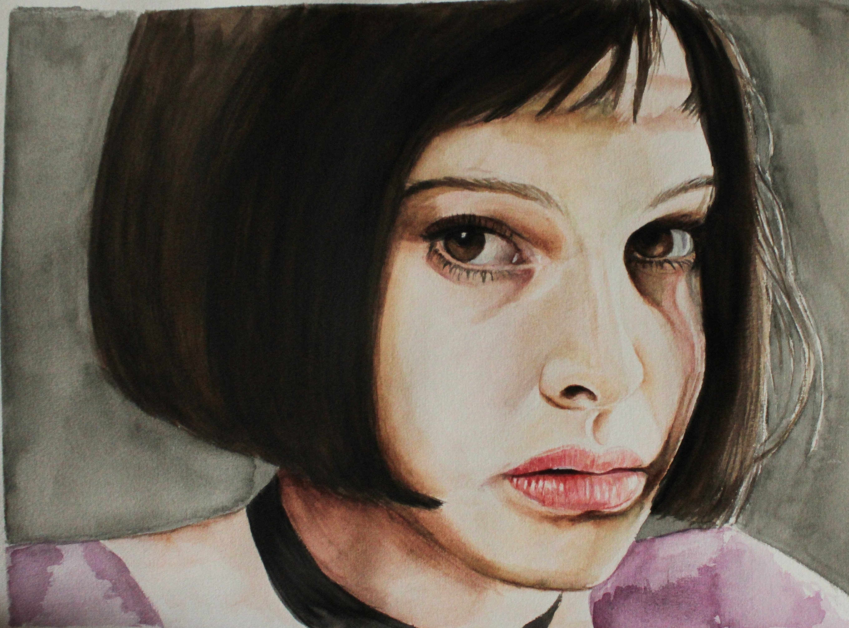 Matilda Leon The professional original watercolor painting | Etsy