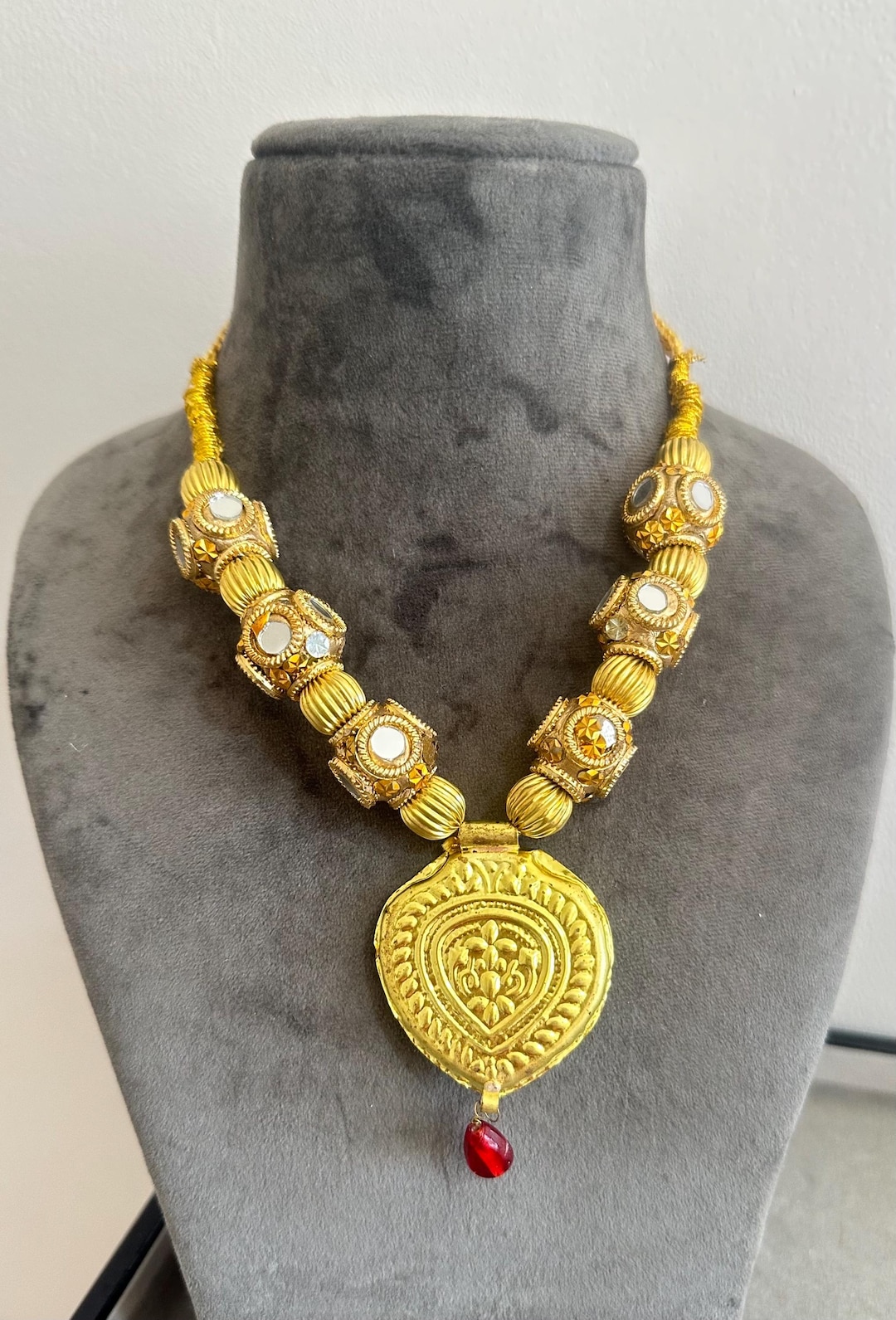 Gg Kaintha Necklace /punjabi Folk Cultural Bhangra/ Giddha(23) - Etsy