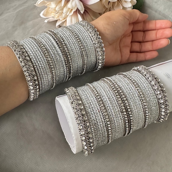 Silver Bangle - Etsy