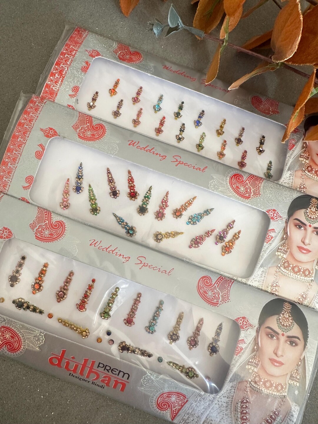 Stone Bindis: Wedding Special, 1 Pack for 5 - Etsy