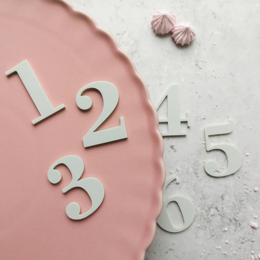 Minimalistic Cake Number and Letter - Quick Shipping by ...