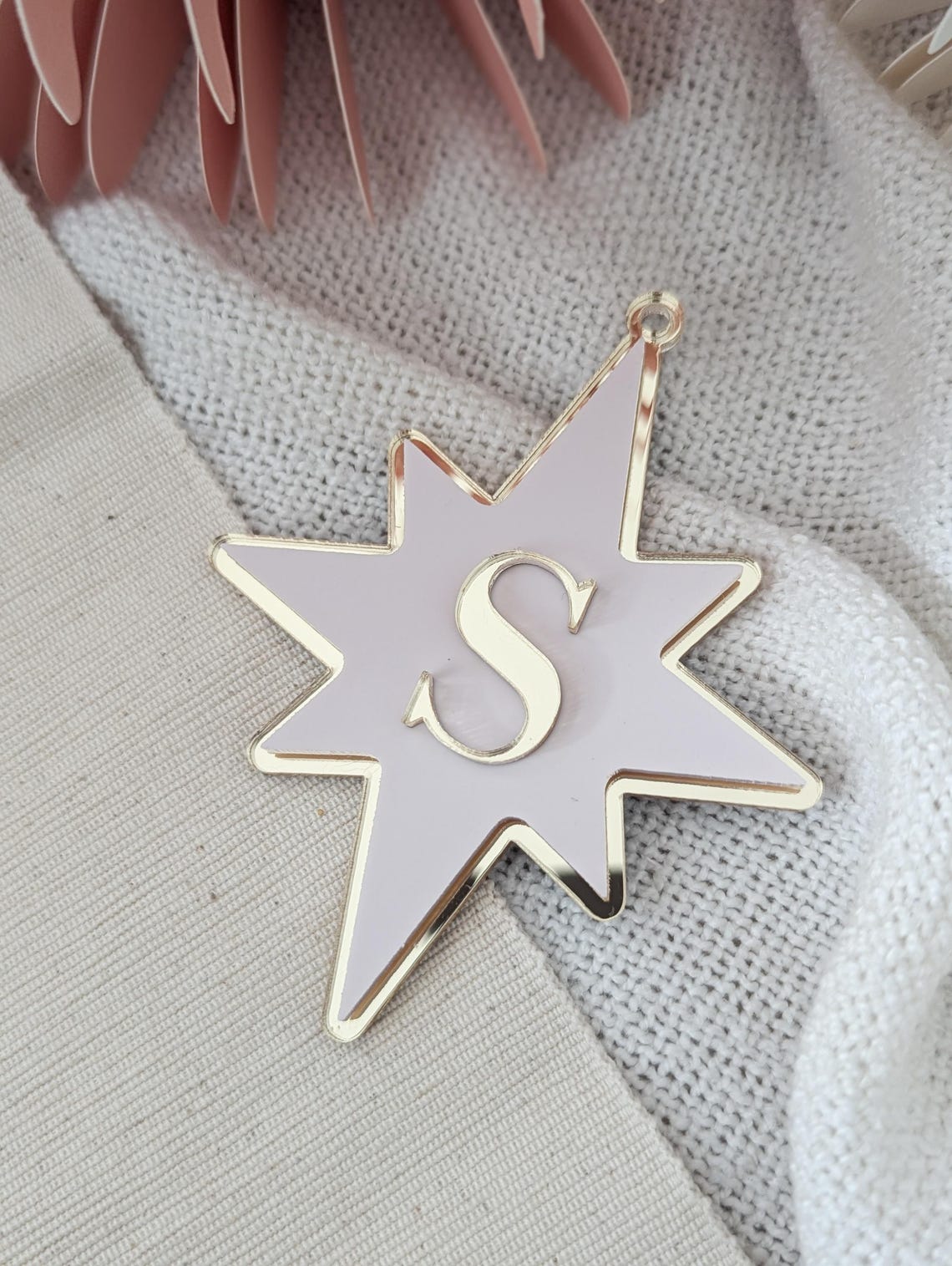 Personalized Star Bauble - Custom Christmas Ornament, Acrylic, Engraved ...