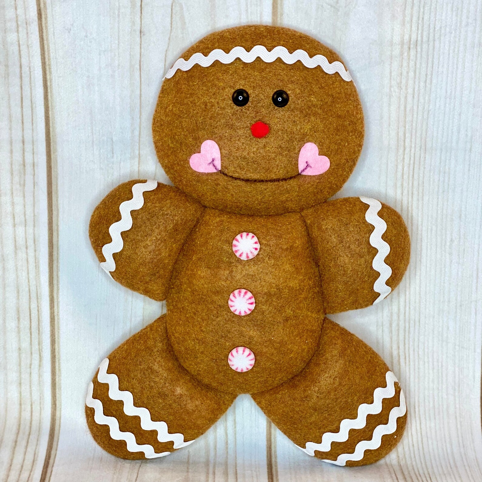 Gingerbread, No Sew Attachment, Wreath Attachment, Door Hanger ...