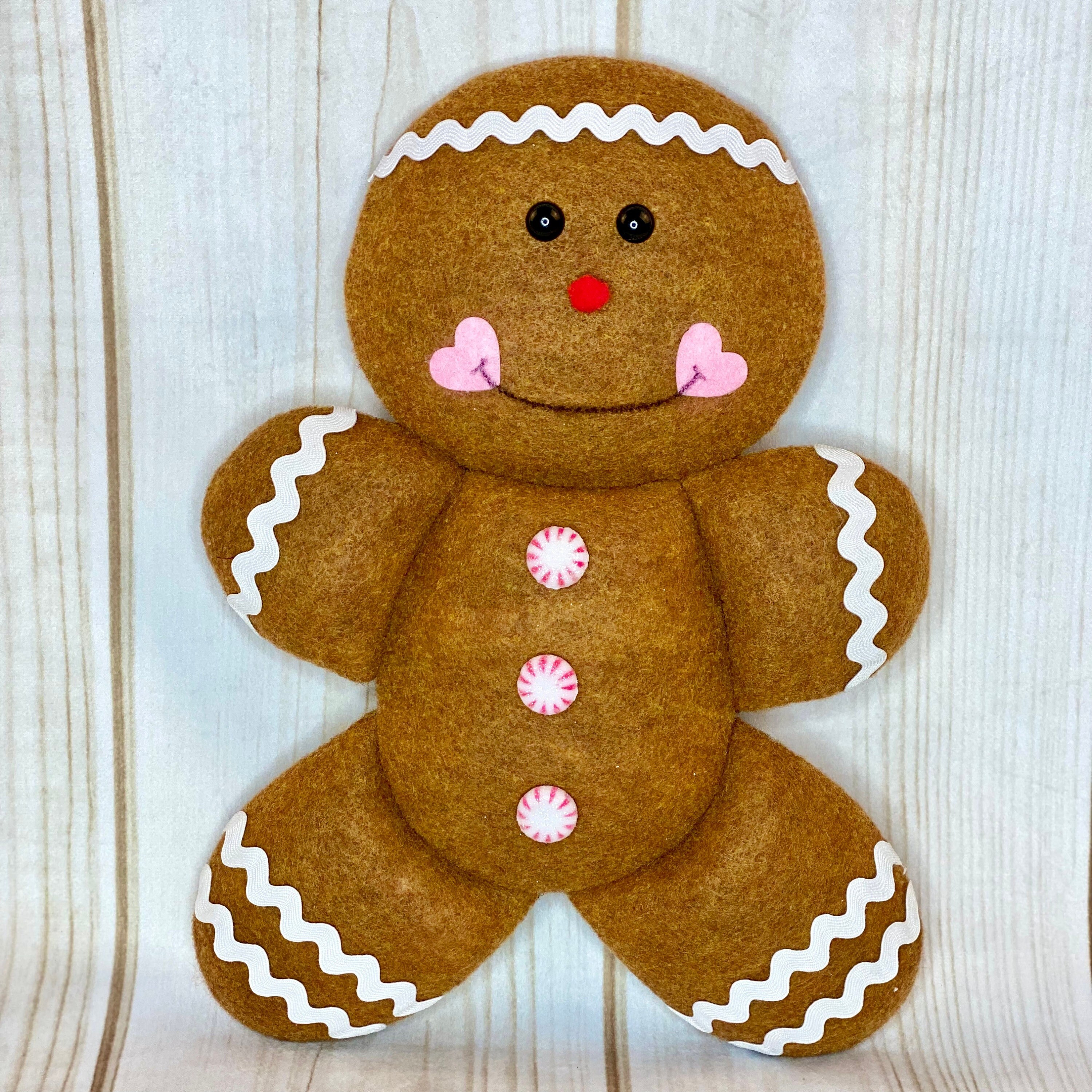 Gingerbread, No Sew Attachment, Wreath Attachment, Door Hanger ...