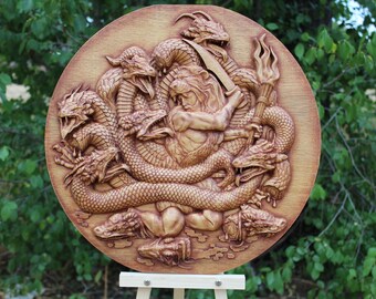 Greek Mythology Wood Carving - Etsy