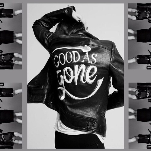 Custom Text Mens Leather Jacket Personalized Premium Faux - Etsy