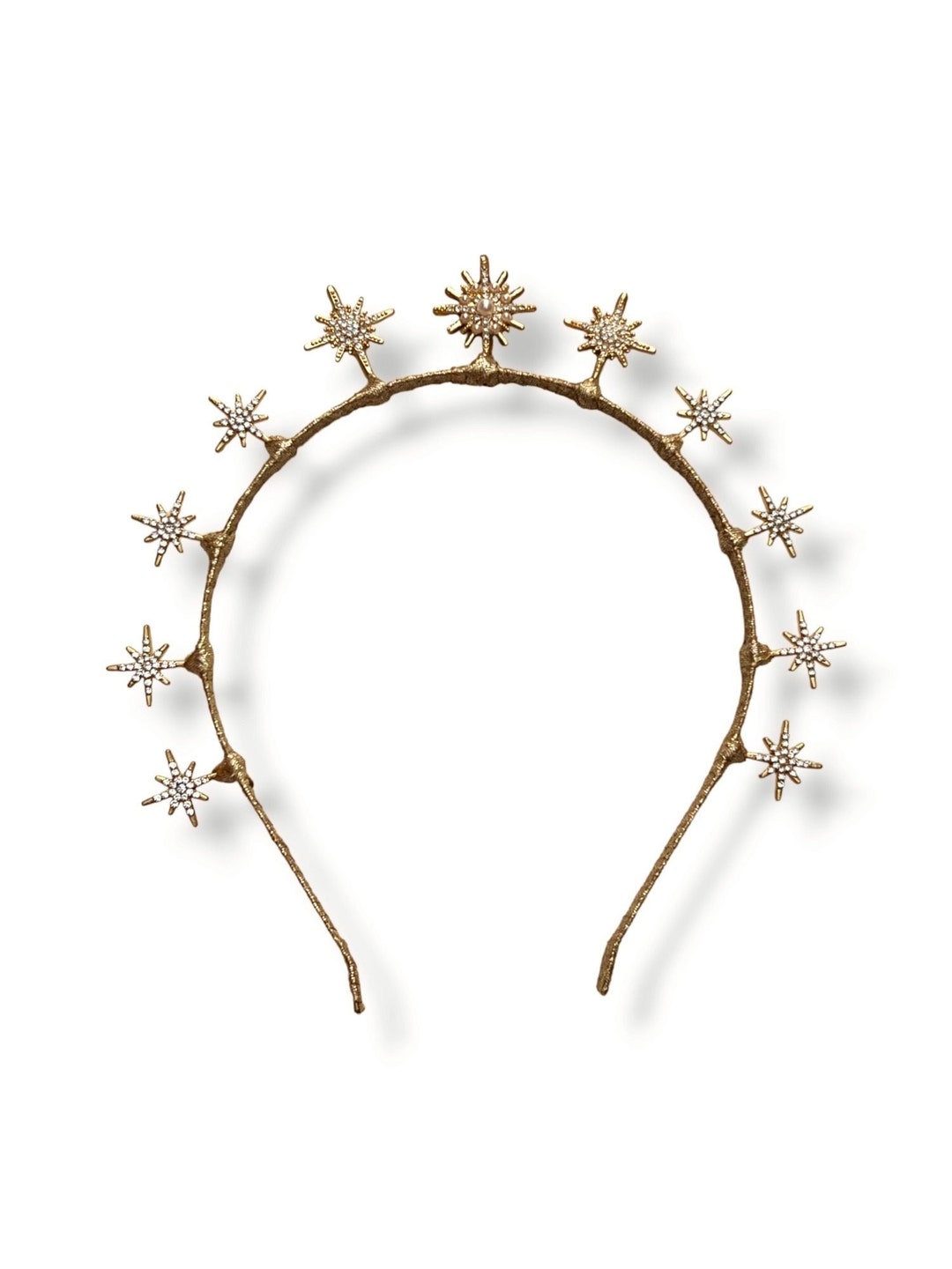 Delicate Star Crown Celestial Wedding Hair Jewelry Bridal Tiara Space ...