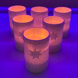 Tangled Lantern Tea Lights Rapunzels Floating Lights Six 6 Warm White ...