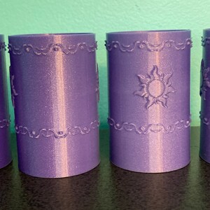 Tangled Lantern Tea Lights Rapunzels Floating Lights Thirty 30 Purple ...