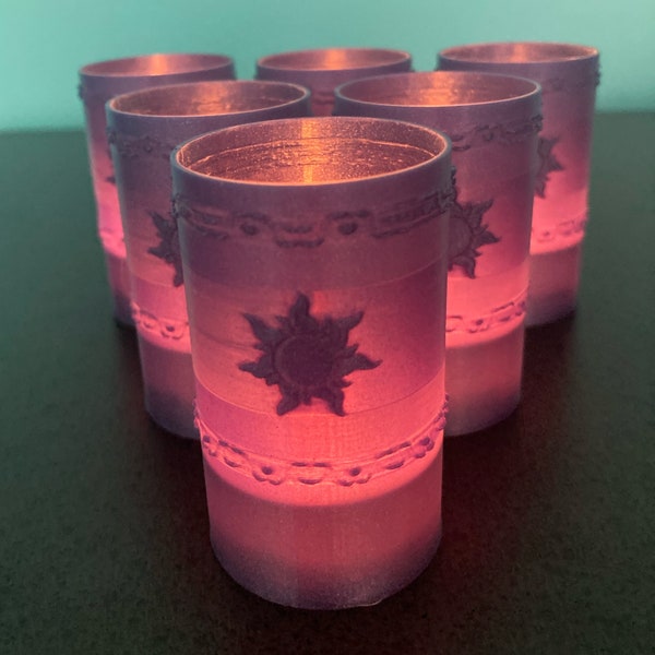Rapunzel Lantern Tea Lights - Etsy