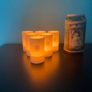 Tangled Lantern Tea Lights - Rapunzel’s Floating Lights - Six (6) Small ...