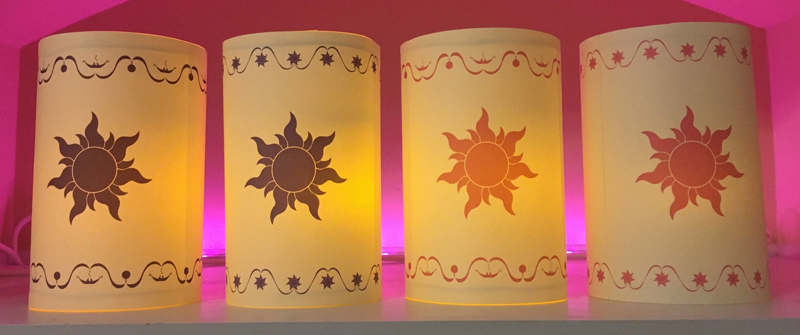 Tangled Lantern Table Lamp Rapunzels Floating Lights One | Etsy