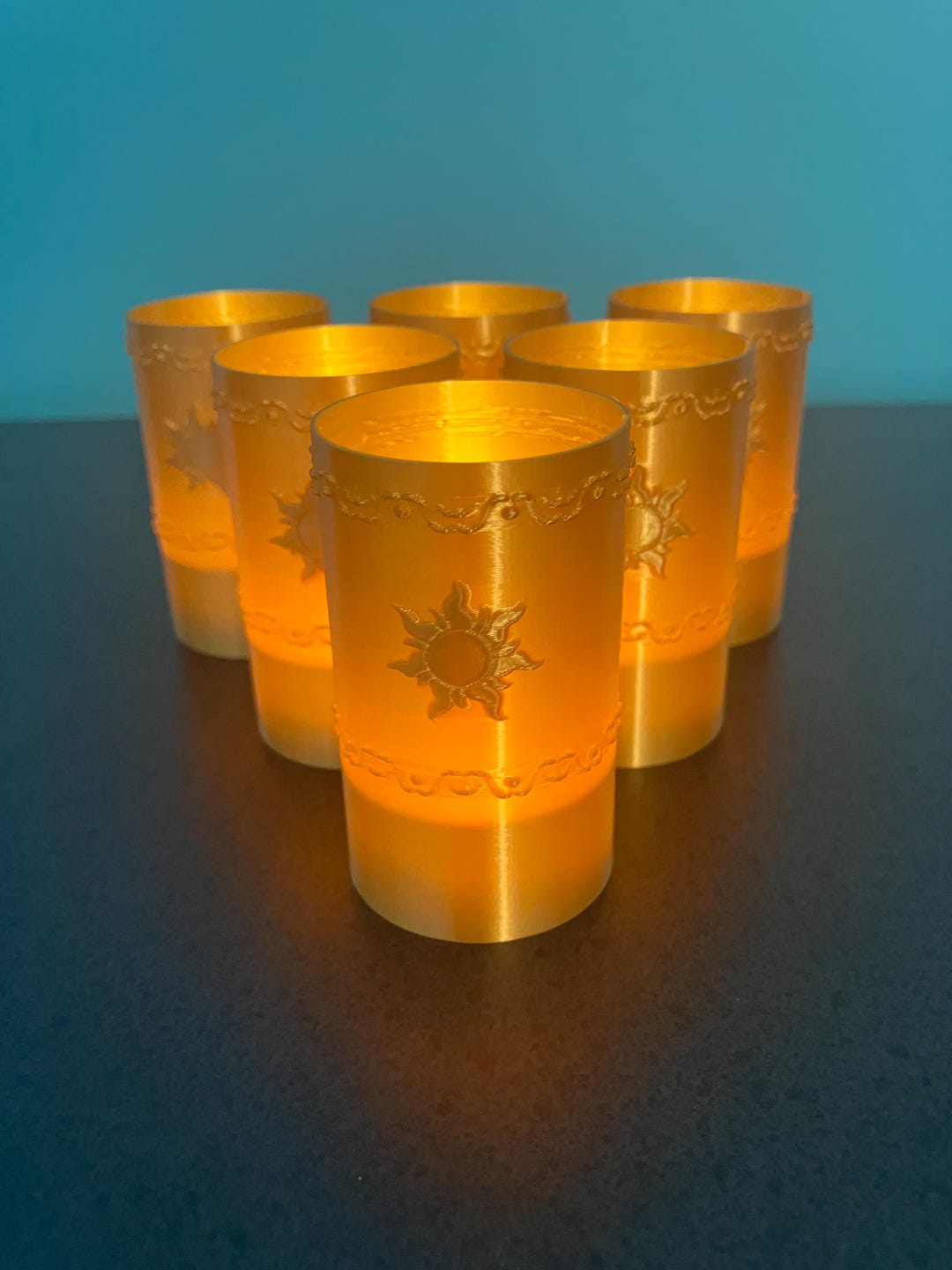 Tangled Lantern Tea Lights - Rapunzel’s Floating Lights - Six (6) Small ...