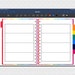 Undated Digital Planner PDF Perfect for Goodnotes 7 Rainbow Tabs - Etsy