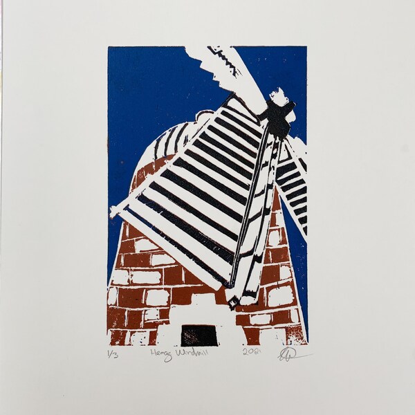 Reduction Woodcut - Etsy