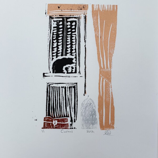 Reduction Woodcut - Etsy