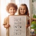 Custom Family Timeline Print, Our Story Silhouette Print, First Year ...