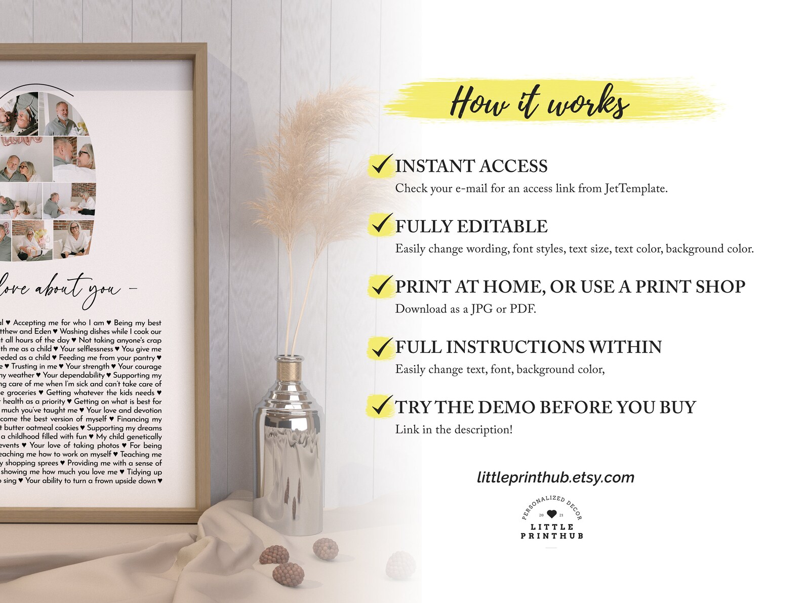 75 Reasons We Love You Custom Photo Collage Why I Love You - Etsy