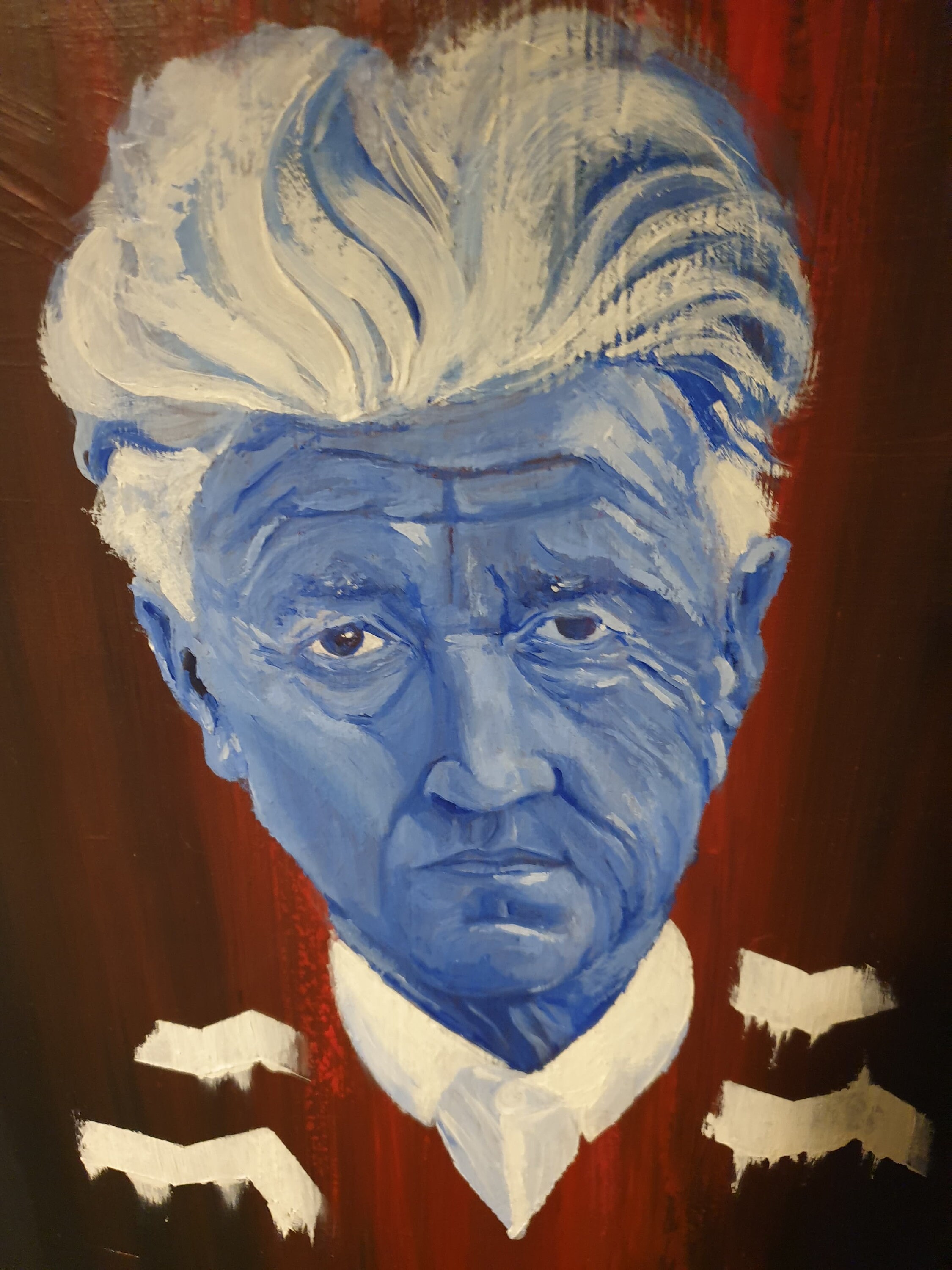 Original David Lynch Oil Painting - Etsy