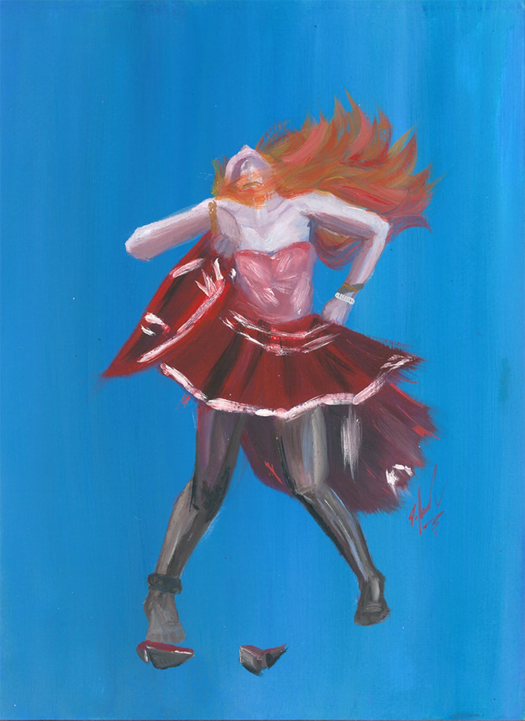 Girls Just Wanna Have Fun Cyndi Lauper Painting - Etsy