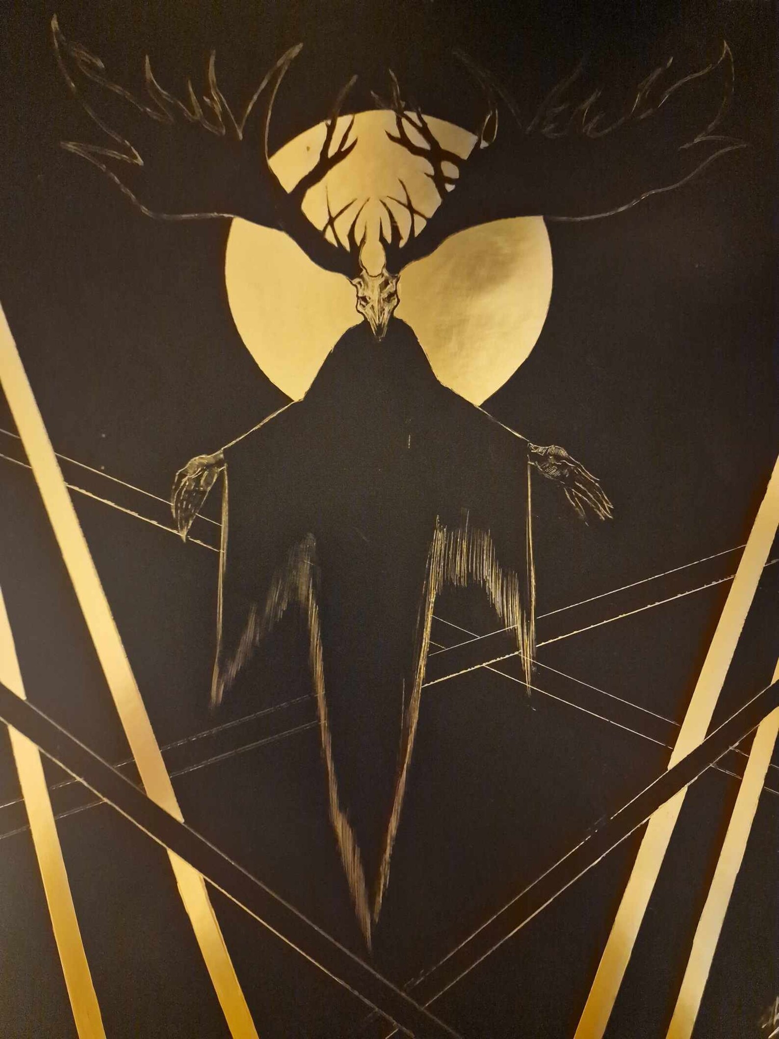 Original Wendigo Etching Alternative Art Horror Decor - Etsy