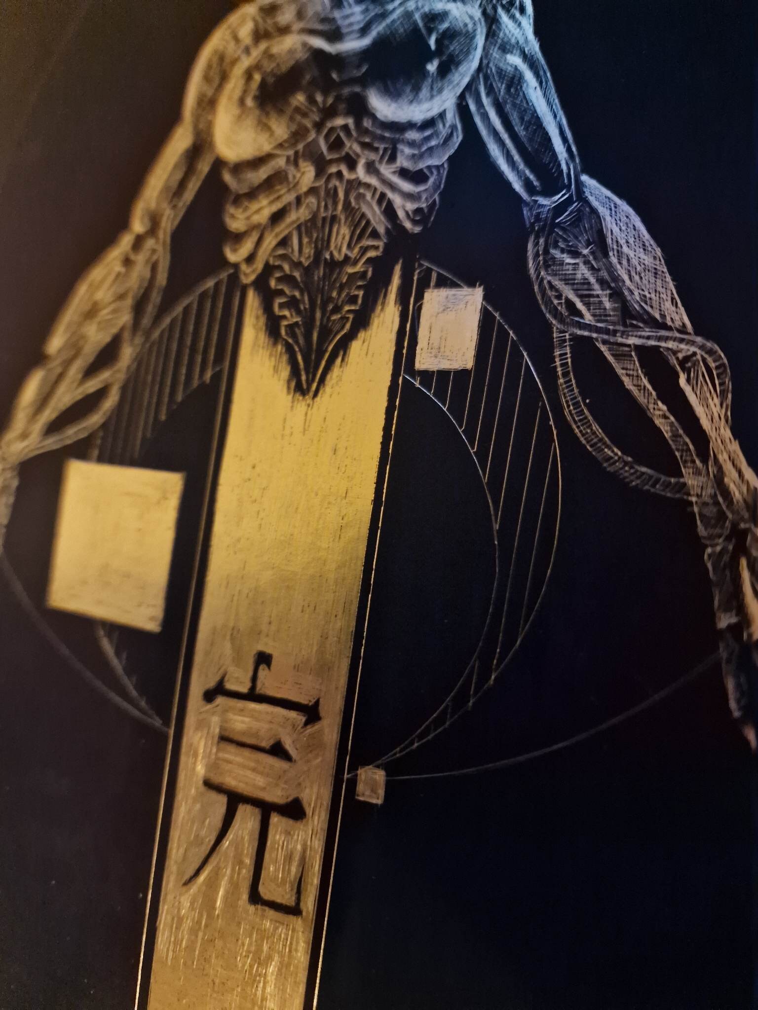 Original Cyborg Cyberpunk Etching - Etsy