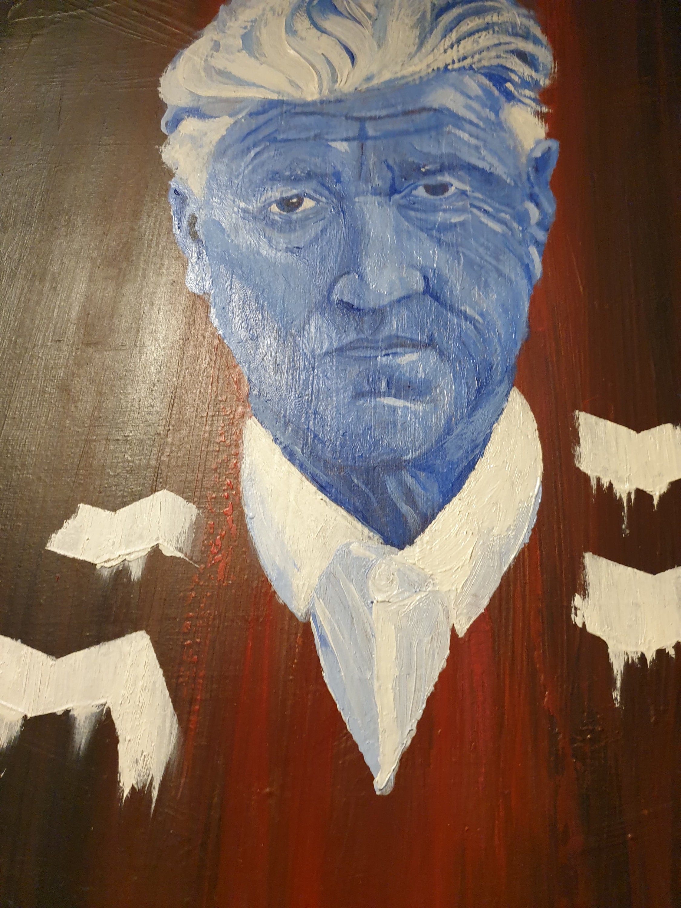 Original David Lynch Oil Painting - Etsy