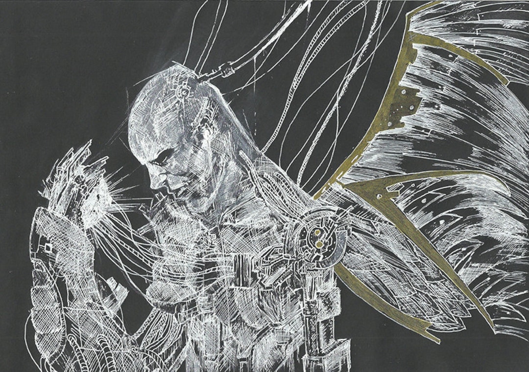 Original Cyberpunk Angel Artwork - Etsy
