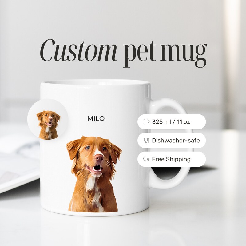 Custom Pet Mug - Etsy