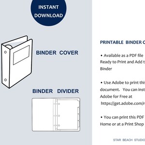 Binder Cover Printable, Multicolor Digital Notebook Covers, Teacher ...