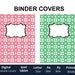 Binder Cover Printable Editable, Multi Color Binder Insert, Teacher ...