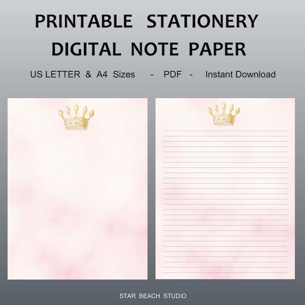 Writing Paper - Etsy