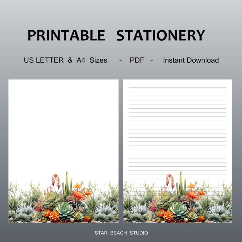 Succulent Letter - Etsy