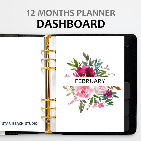 Printable Personal Monthly Dashboard - Etsy