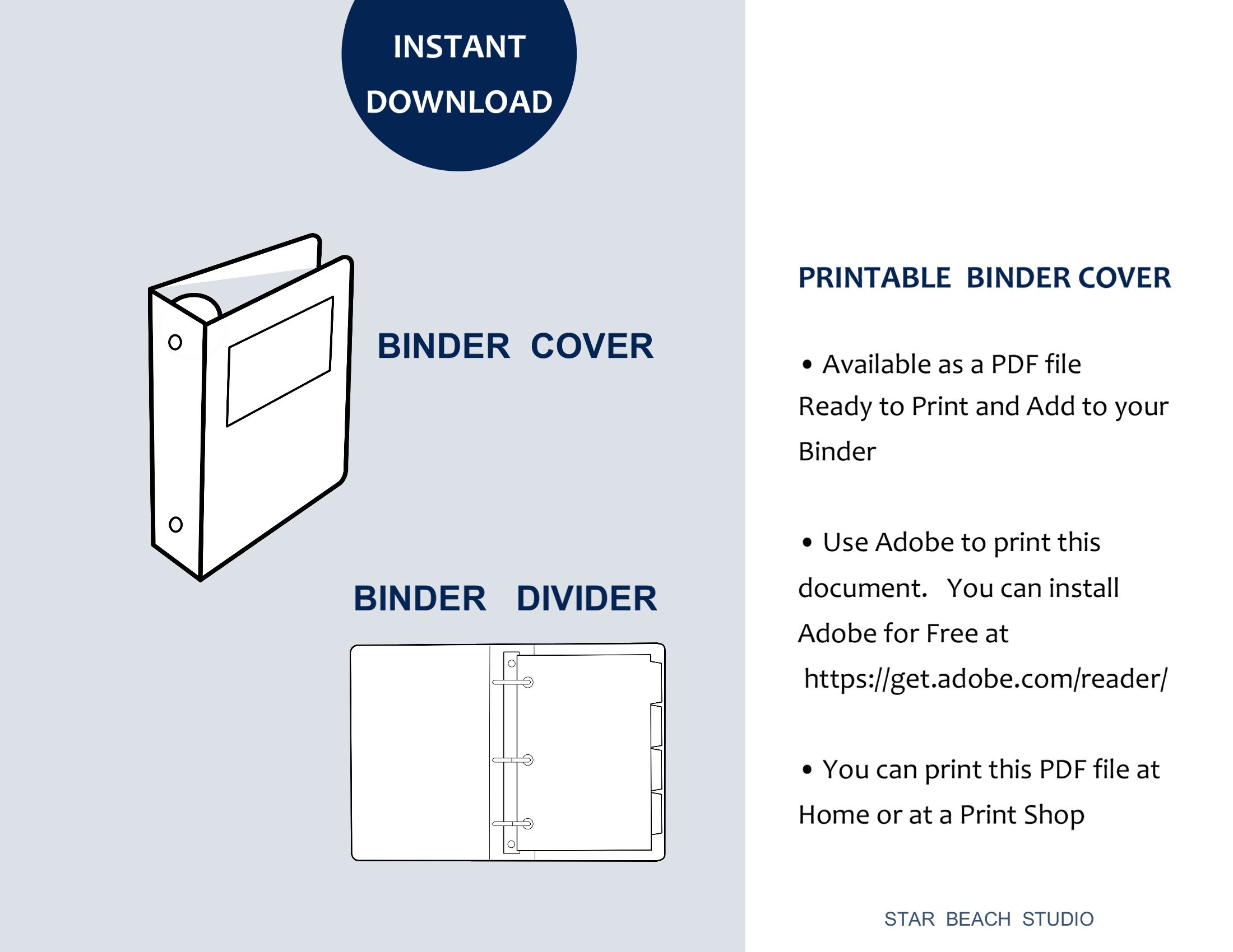 Binder Cover Printable Editable, Multi Color Binder Insert, Teacher ...