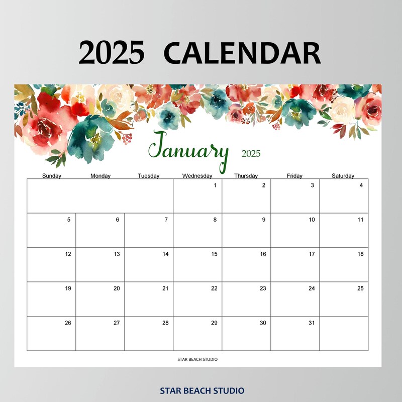 Floral Printables - Etsy