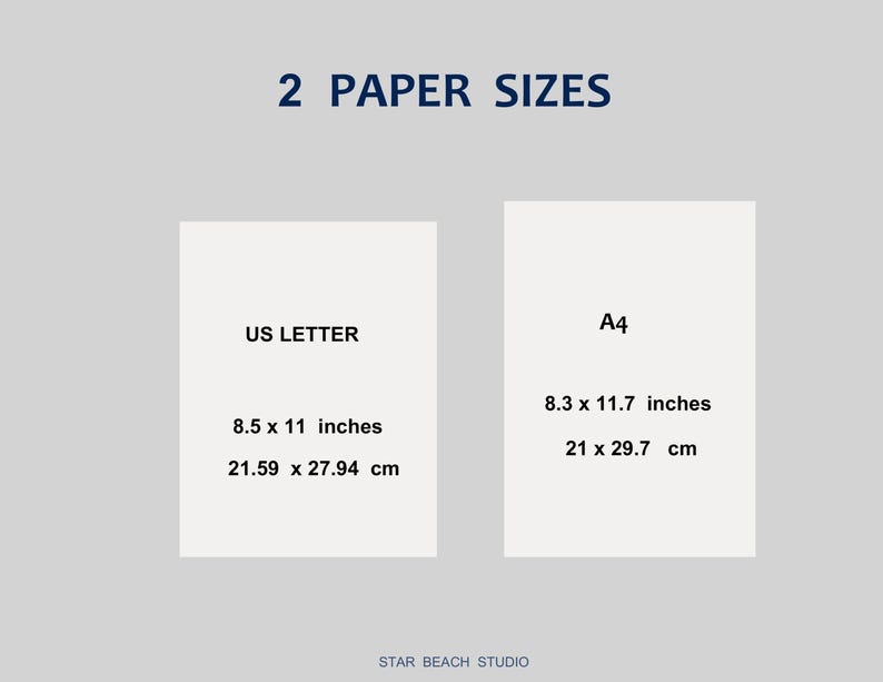 Blue Hydrangeas With Blue Butterflies Stationery Printable Paper, Lined ...