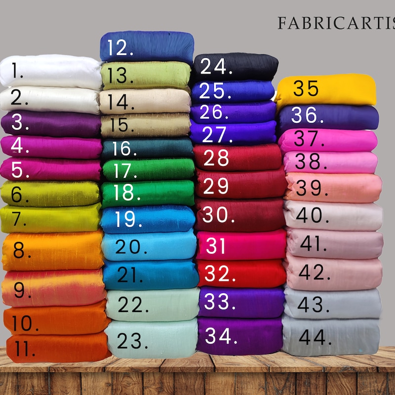 100% Silk Dupion Fabric - Etsy