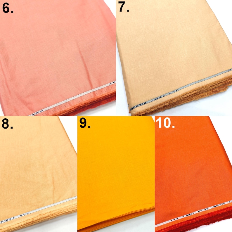 Cotton Linen Fabric by the Yard, Soft Cotton Linen Fabric, Over 38 ...