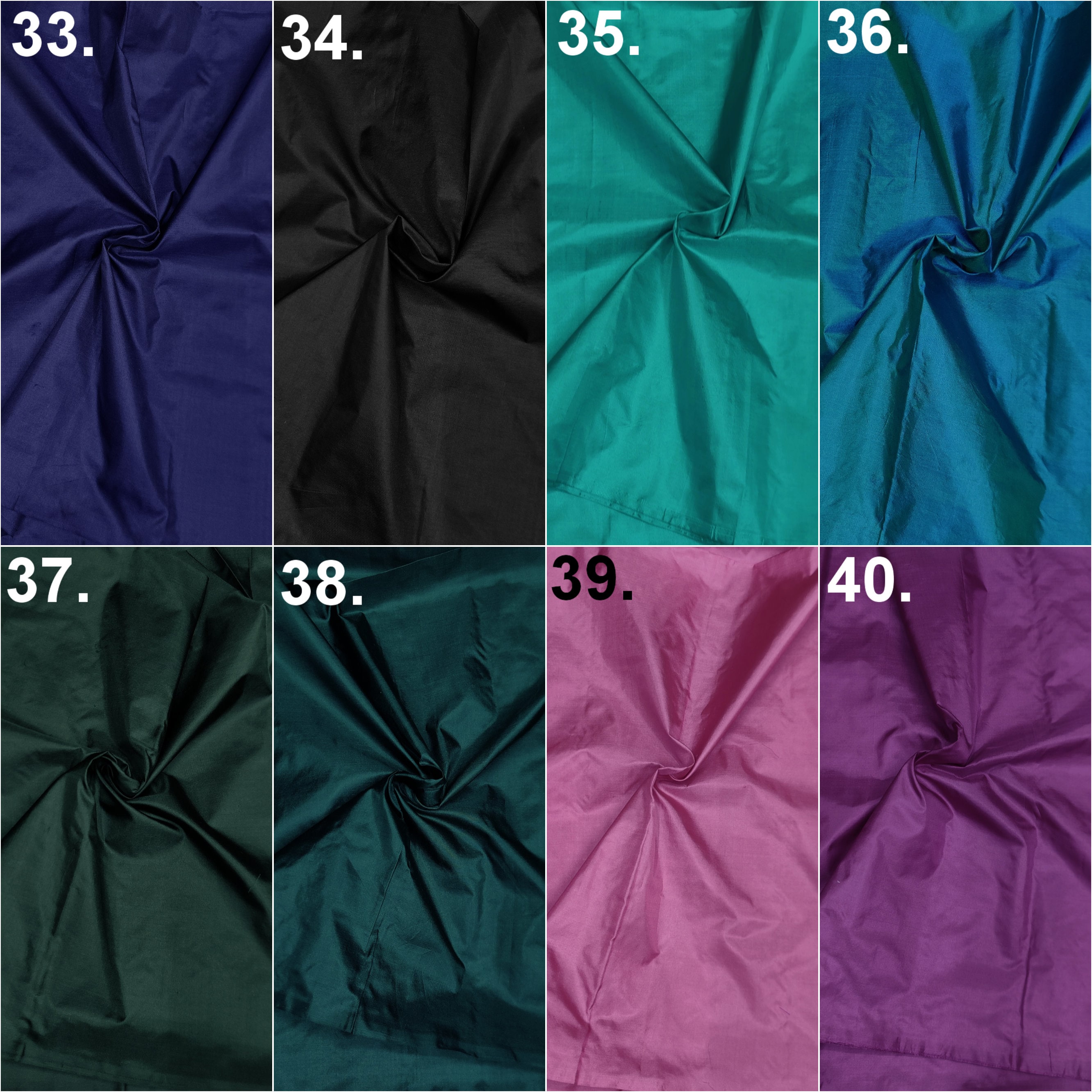 100% Silk Plain Silk Fabric, Pure Silk Fabric - Etsy